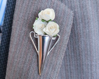Poirot Lapel Pin | Etsy
