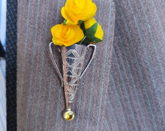 Poirot Lapel Pin - Etsy