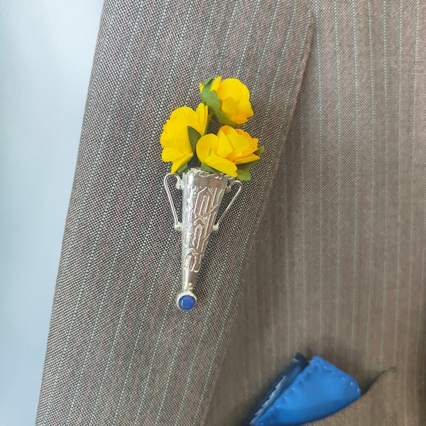 Poirot Lapel Pin - Etsy