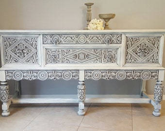 Shabby Chic Buffet - Etsy