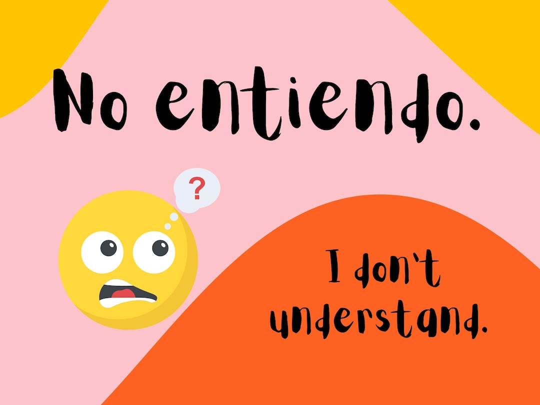 Spanish Common Phrases Posters - Etsy