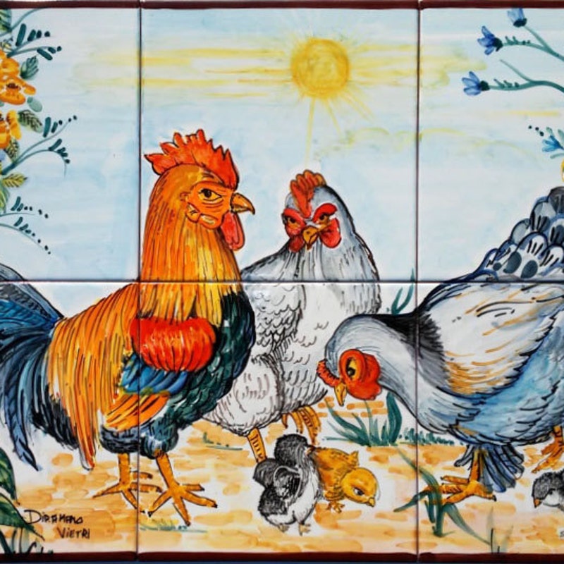 Rooster Tiles - Etsy