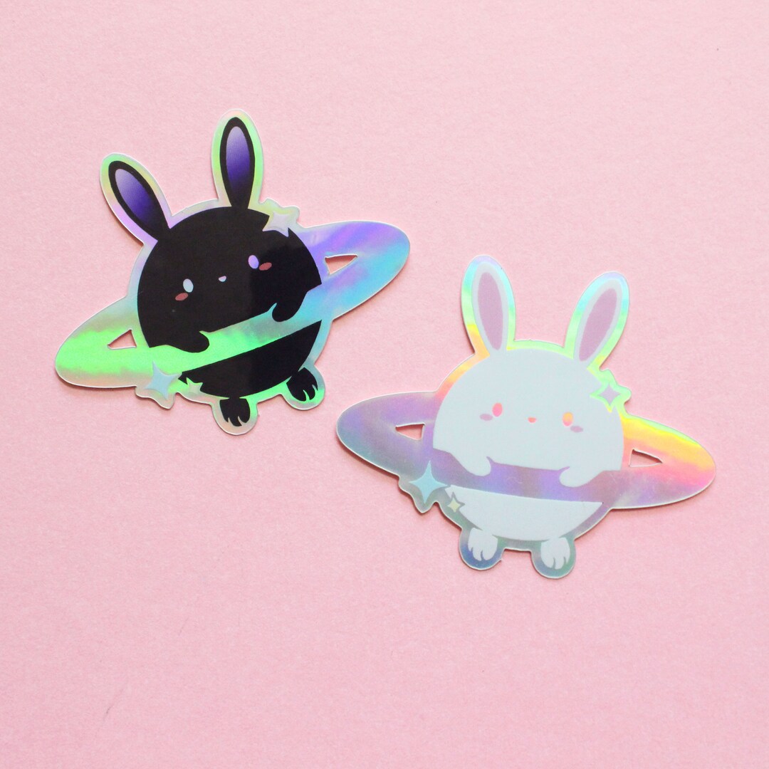 Space Hoppers - Holographic Stickers - Etsy