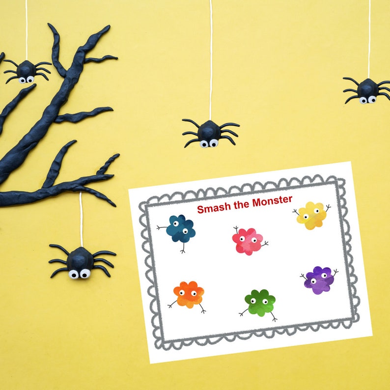 Halloween Playdough Mats Bundle - Etsy