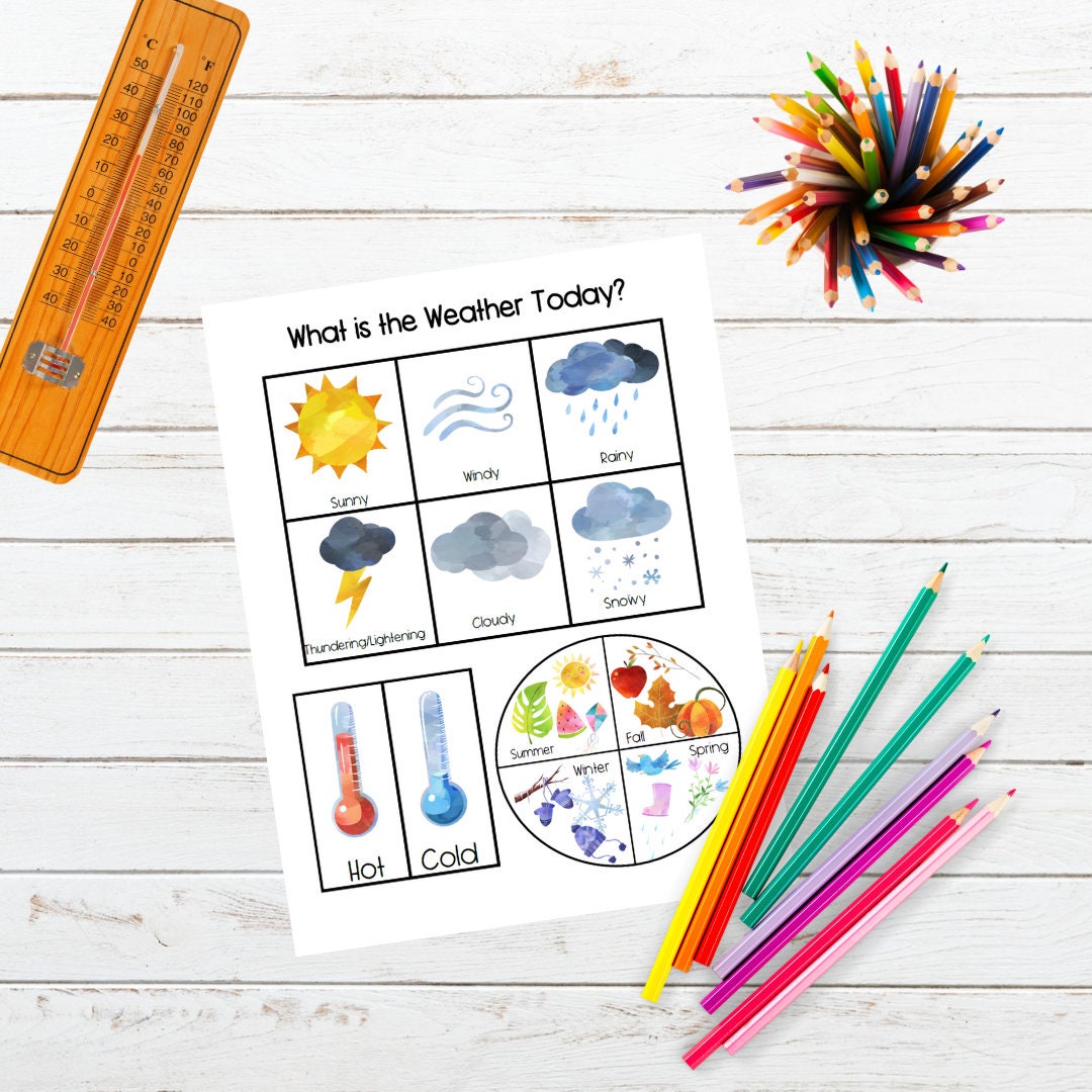 Weather Chart ONLY - Etsy