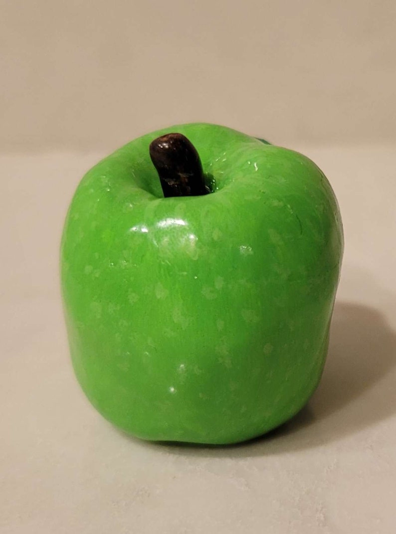 Monster Apple Fruit Creature Handmade Polymer Clay Figurine / Sculpture ...