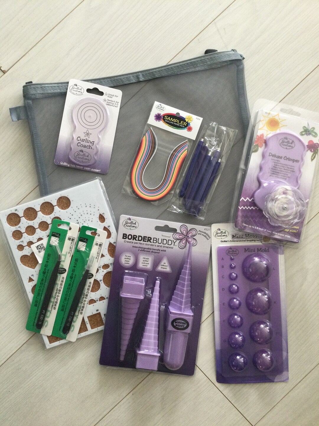 QUILLING KIT With Nylon Mesh Storage Bag - Etsy