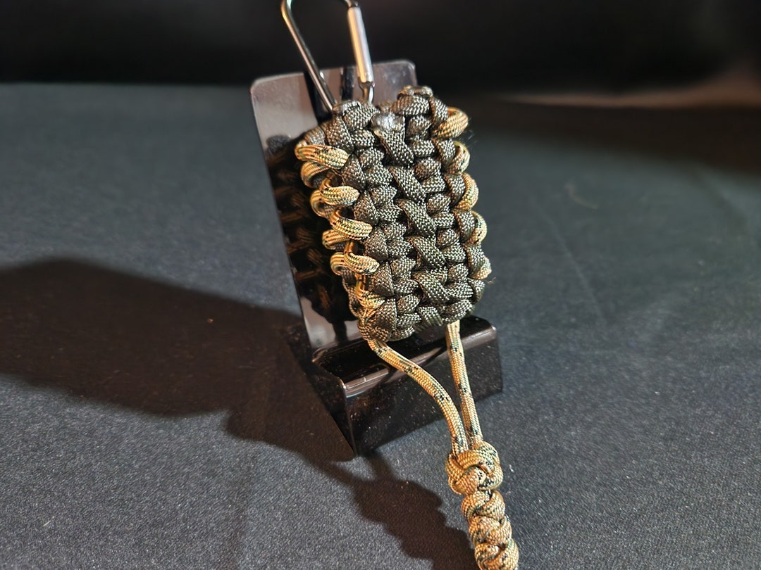 Paracord Vape Box Holster Olive Drab/camo With Carabiner - Etsy