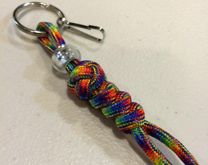1x Dia.3mm Rainbow Paracord 1 Core Rope Parachute Cord DIY Bracelet ...
