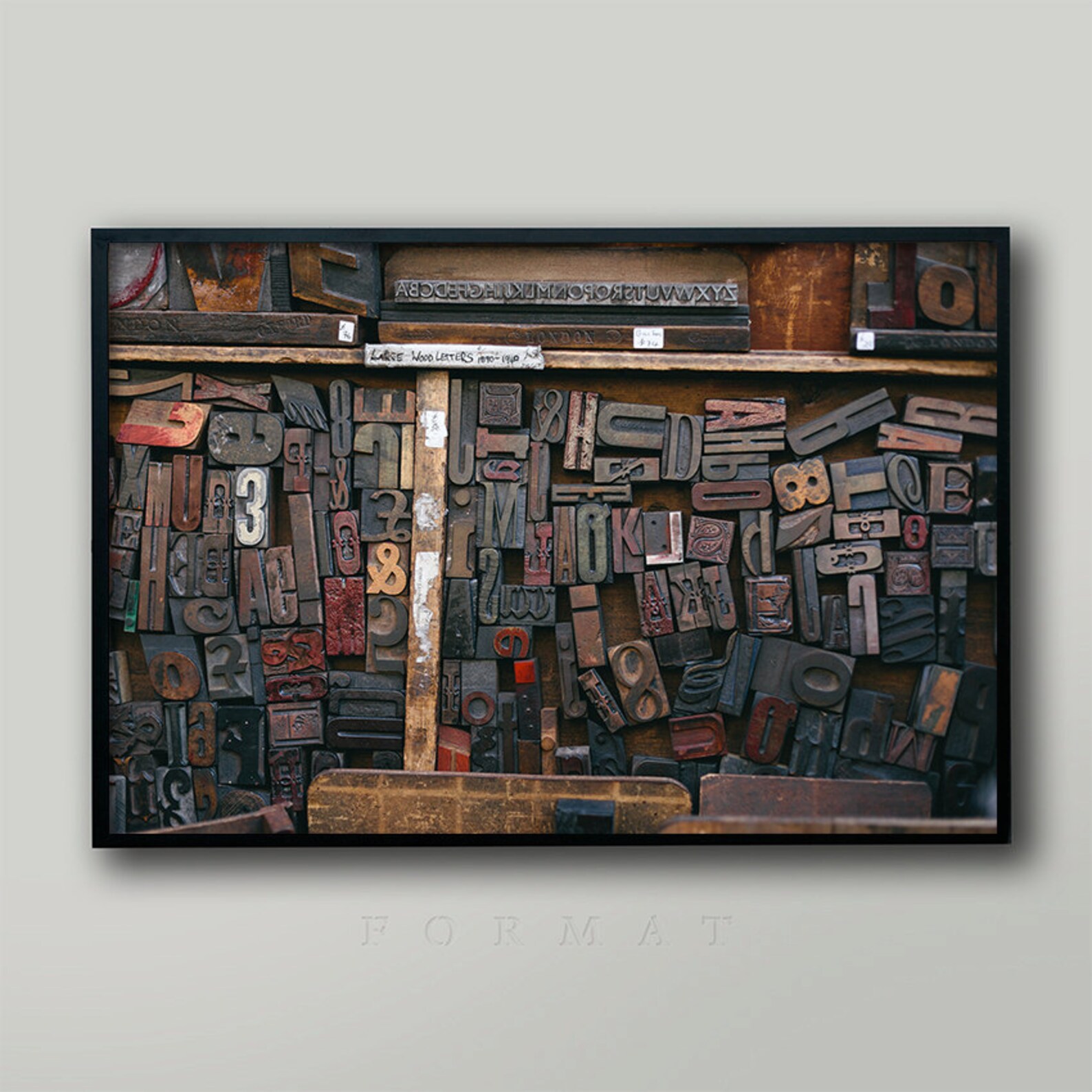 VINTAGE WOODEN STAMP, Wall Decor, Fine Art Photo, Interior Design ...