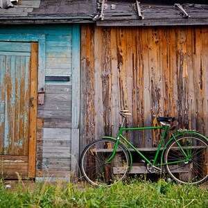 BARN & BIKE, Nature Art, Rustic Photo, Rustic Print, Lodge Decor, Cabin ...