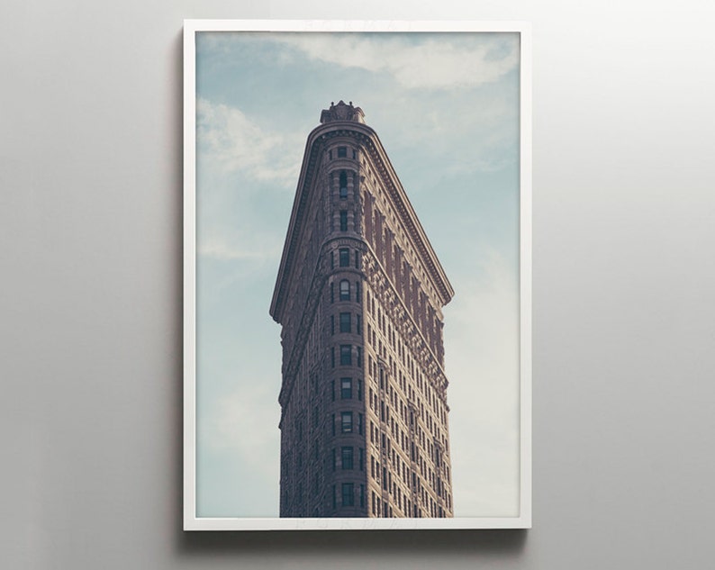 FLAT IRON Building Print New York City Architecture - Etsy