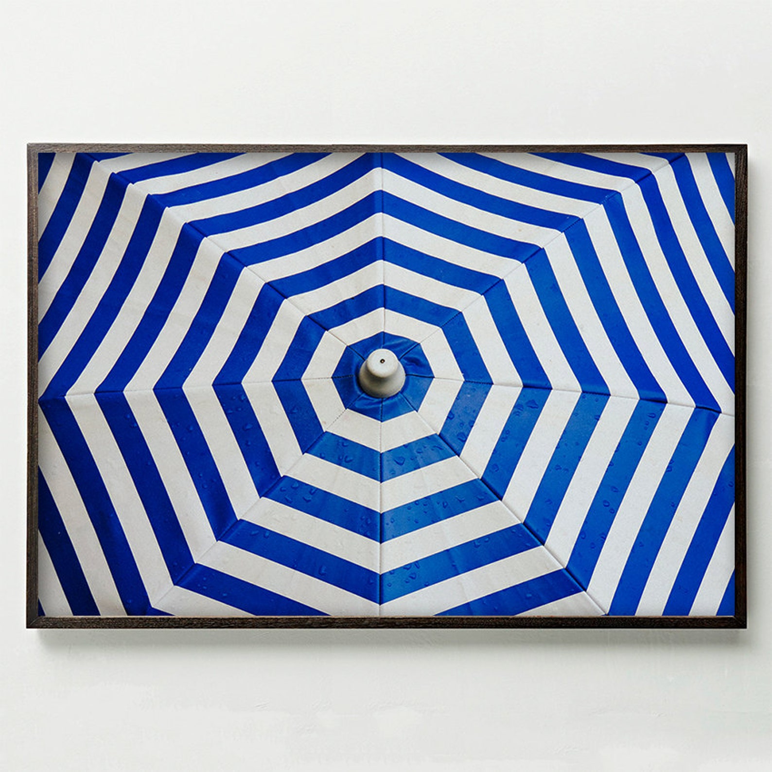 PRETTY COBWEB UMBRELLA, Blue and White, Beach Umbrella, Fine Art Photo ...