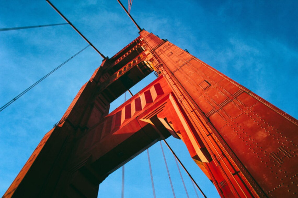 The Red Bridge, Golden Gate Bridge, San Francisco, City by the Bay, Bay ...