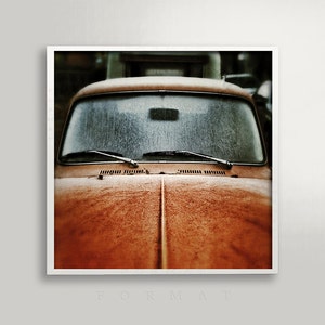 SQUARE - Vintage Car, Beetle, Volkswagen Beetle, VW Beetle, Rusty Car ...