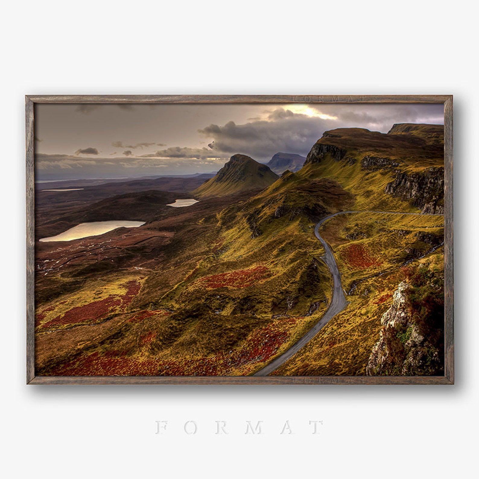 WINDING ROAD Landscape Print Scottish Highlands Scotland - Etsy