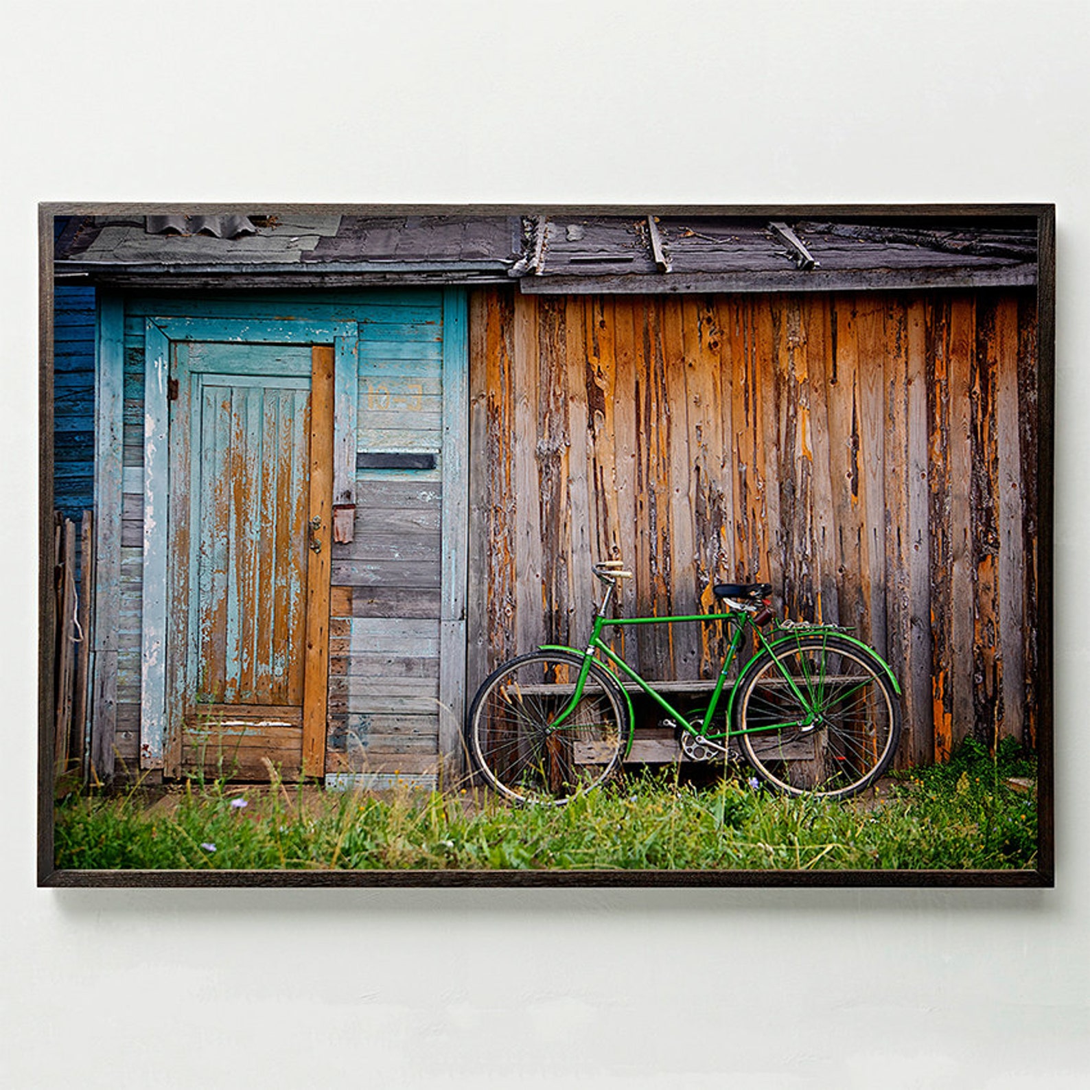 BARN & BIKE, Nature Art, Rustic Photo, Rustic Print, Lodge Decor, Cabin ...