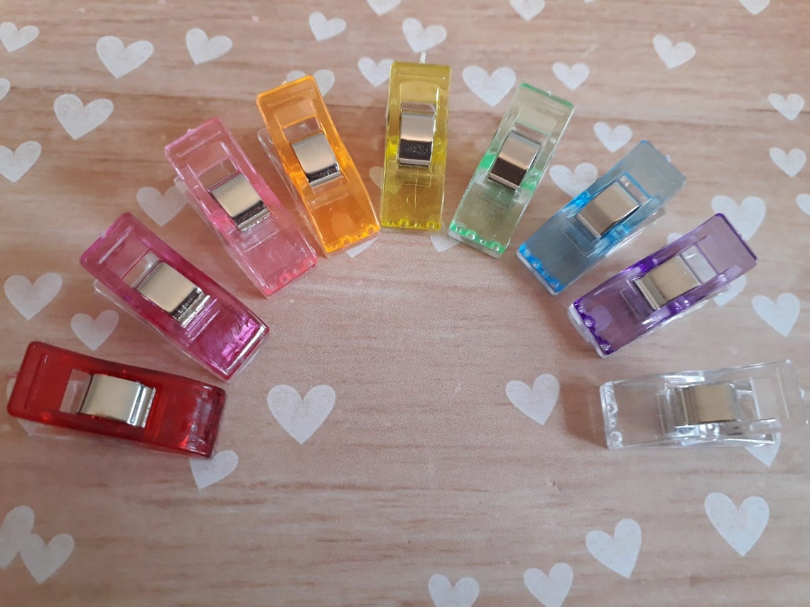 10/25/50 Sewing Clips, Quilting Clips, Plastic Sewing Pins, Fabric ...