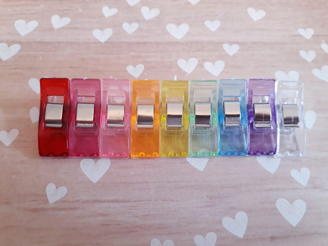 10/25/50 Sewing Clips, Quilting Clips, Plastic Sewing Pins, Fabric ...
