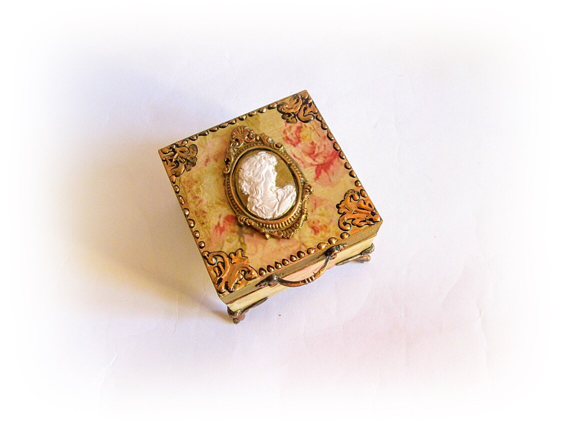 Romantic French Chic Box Small Box Trinket Box Ring Earing Box - Etsy