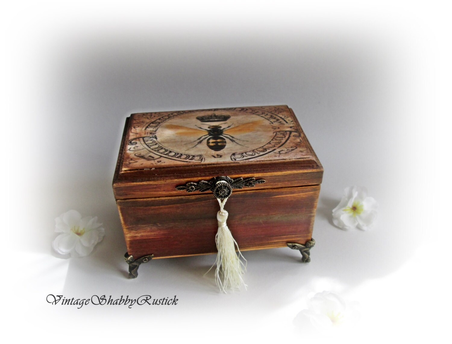 Queen Bee Box Personalized Jewelry Box Insect Box Trinket Box | Etsy