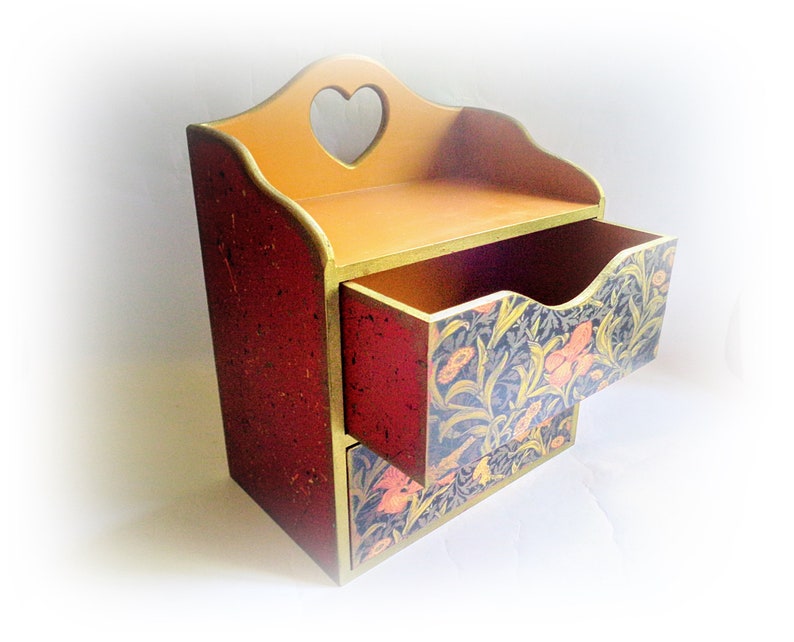 Wooden Cosmetics Stand Makeup Organizer Chest of Drawers - Etsy