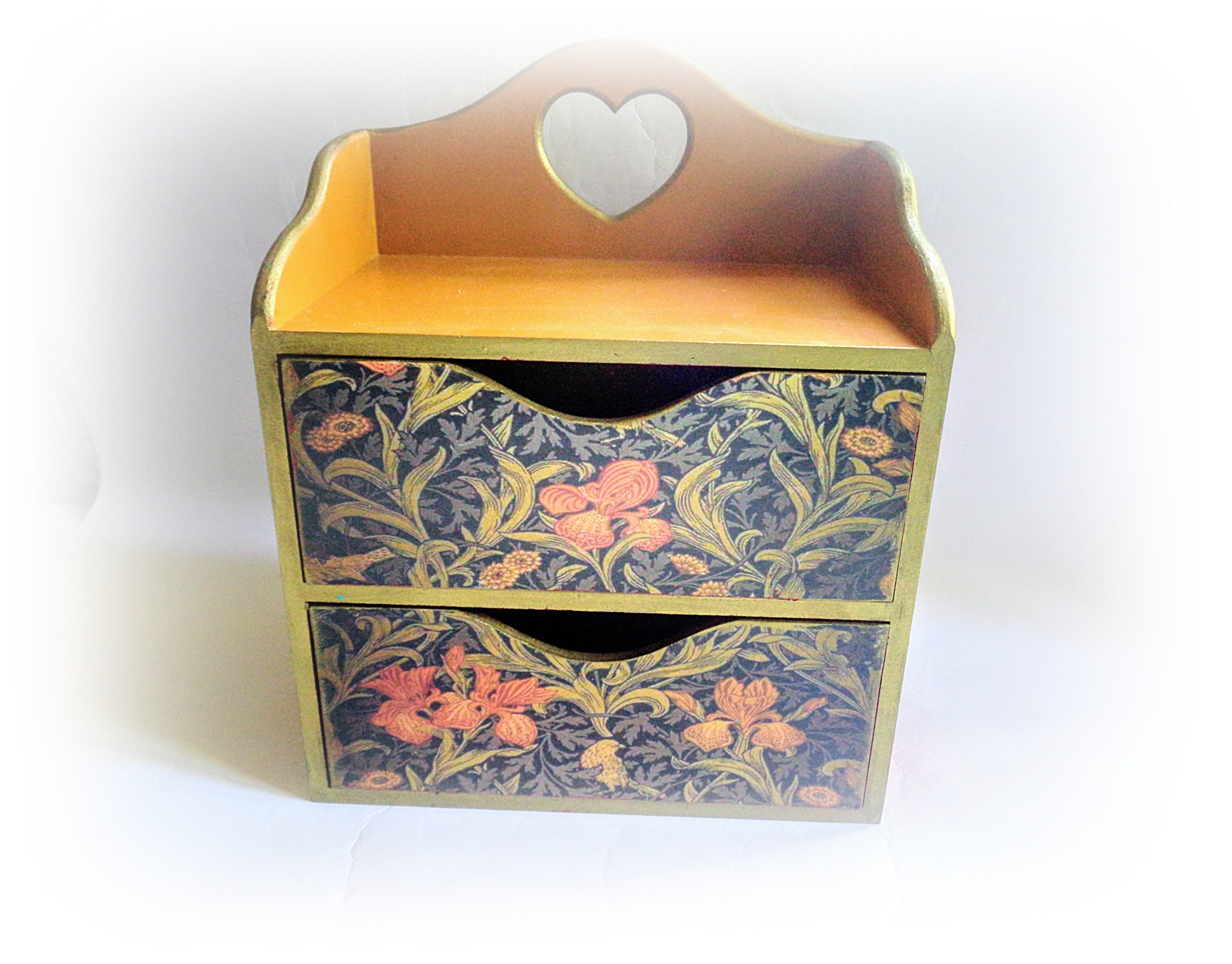 Wooden Cosmetics Stand Makeup Organizer Chest of Drawers - Etsy