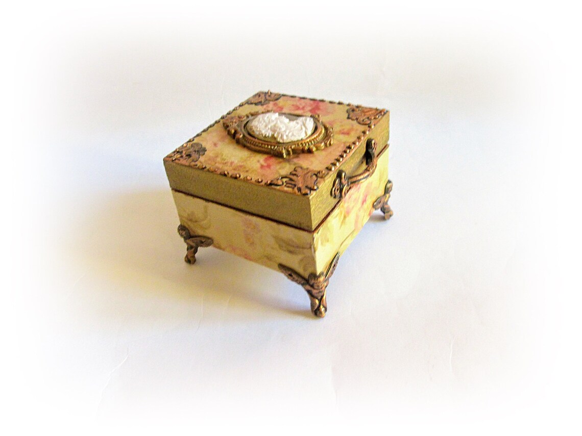 Romantic French Chic Box Small Box Trinket Box Ring Earing Box | Etsy