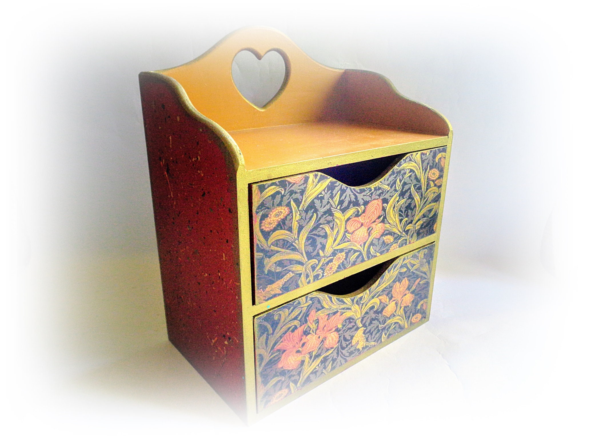 Wooden Cosmetics Stand Makeup Organizer Chest of Drawers - Etsy