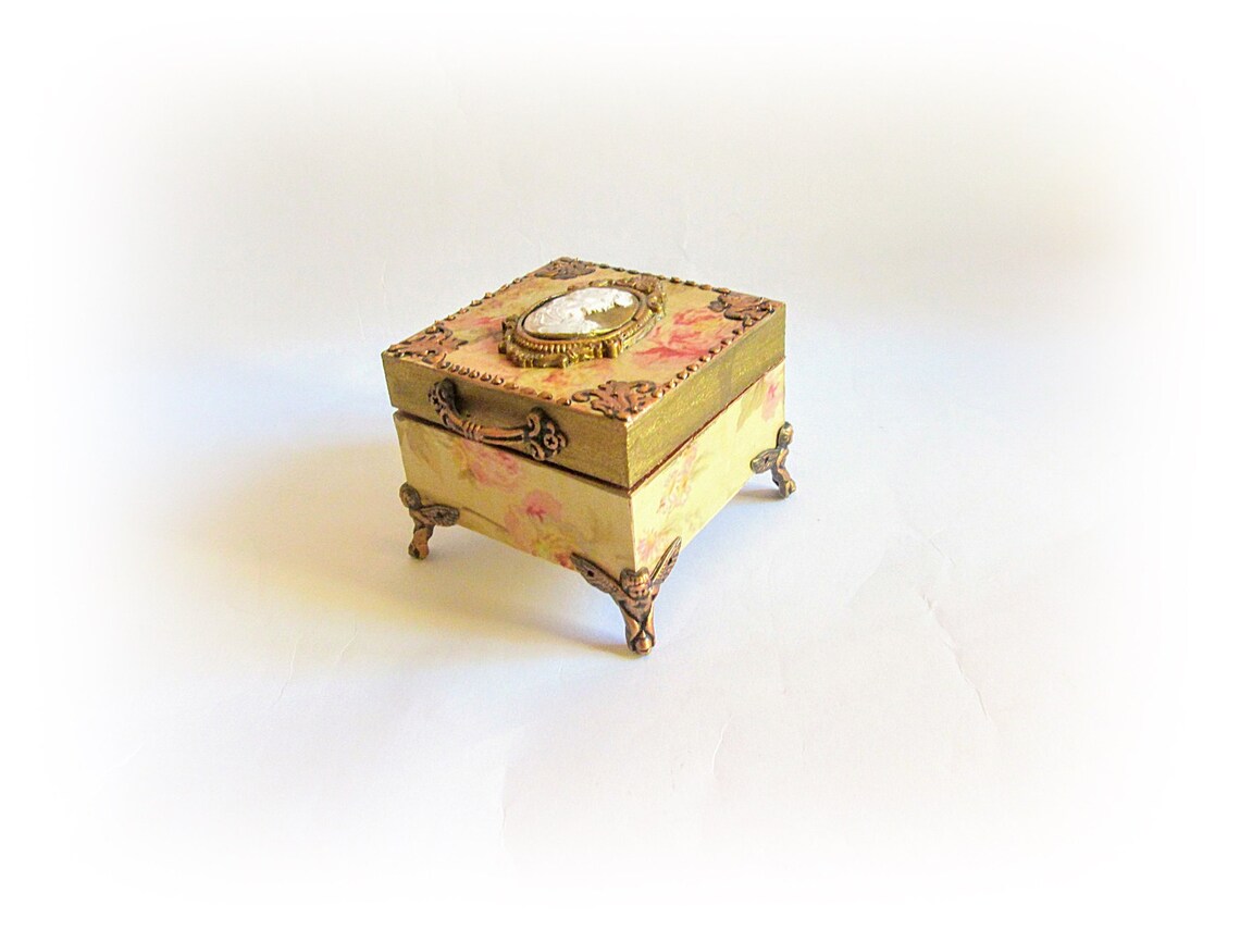 Romantic French Chic Box Small Box Trinket Box Ring Earing Box - Etsy