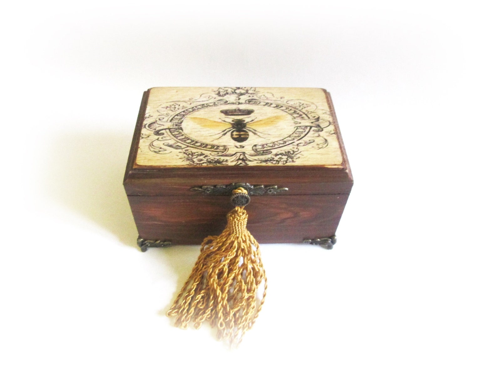 Queen Bee Box Personalized Jewelry Box Insect Box Trinket Box | Etsy