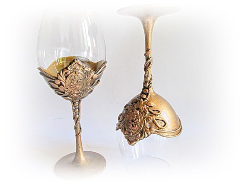 Toasting Glasses Wedding Glasses Custom Wine Goblets Wedding | Etsy