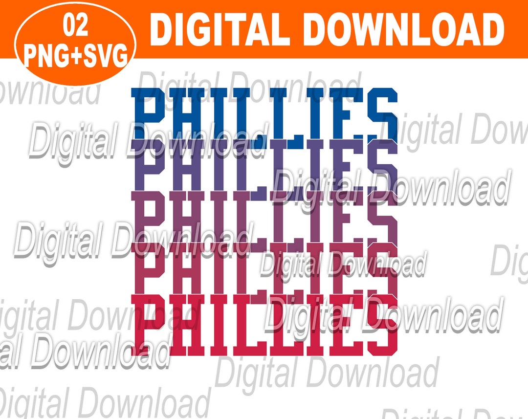 Phillies SVG Files for Cricut Philadelphia SVG World Series - Etsy
