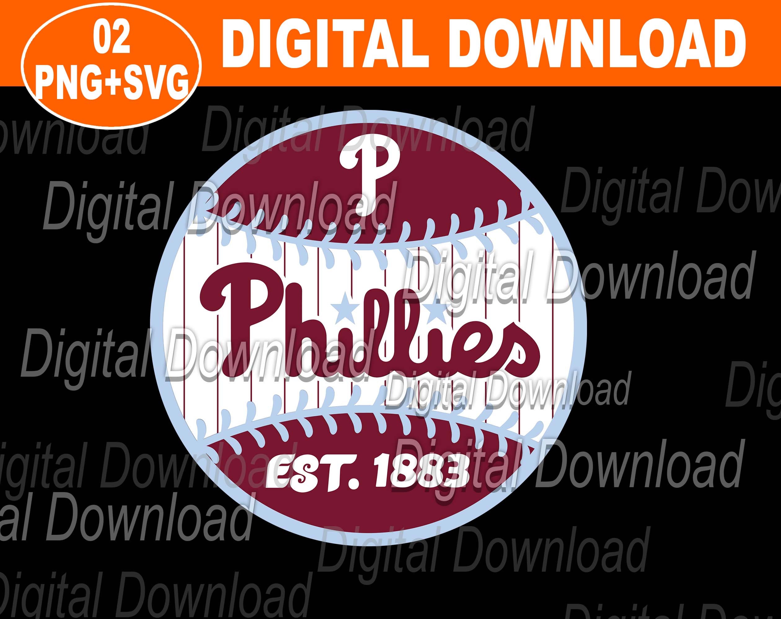 Phillies SVG Files for Cricut Philadelphia SVG World Series - Etsy