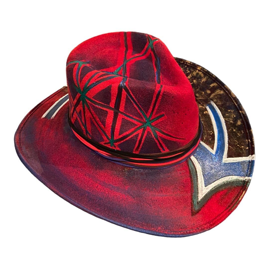 Custom Rancher Hat Floral Design Tan Large - Etsy