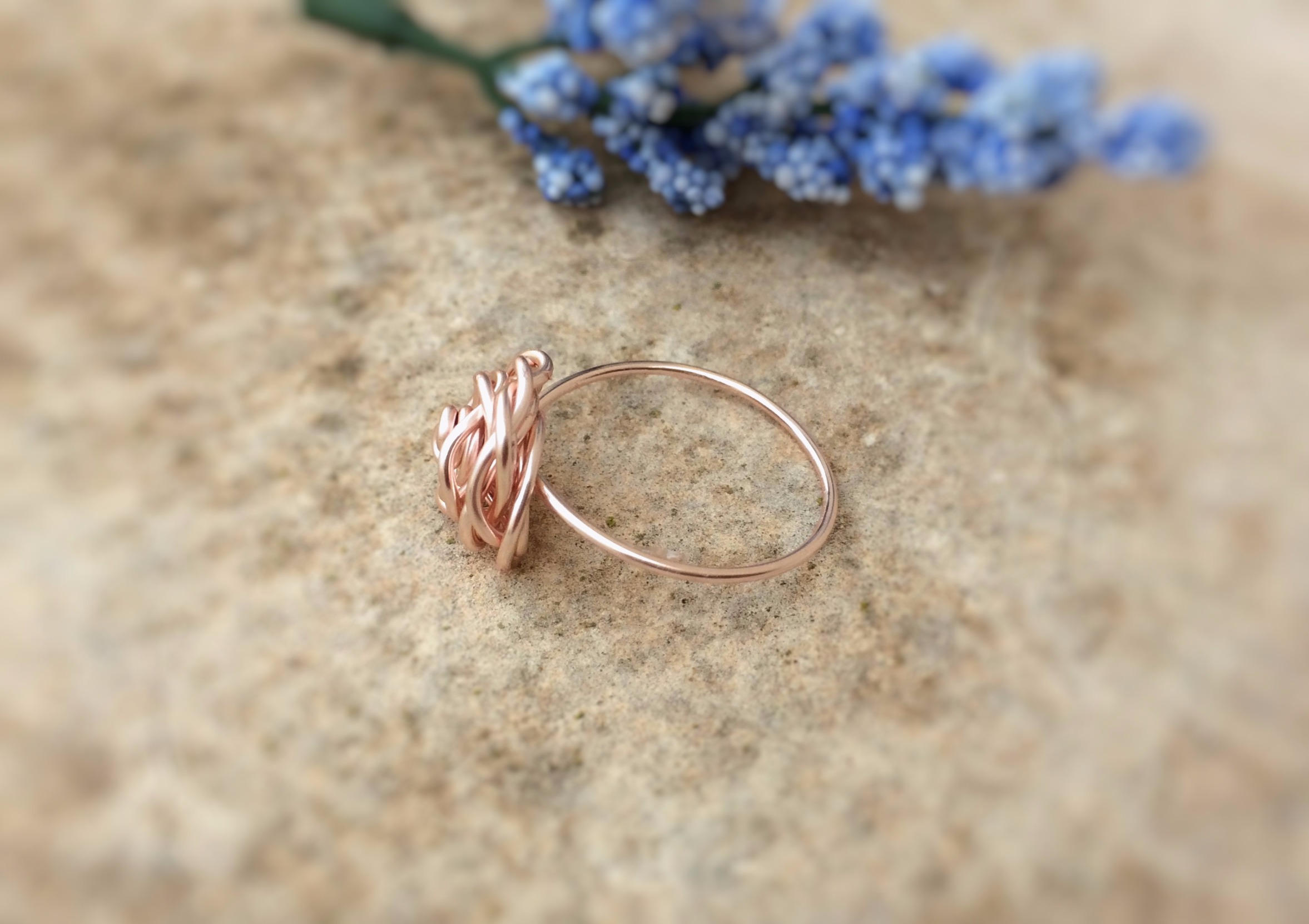 Rose Gold Rose Ring, Flower Ring, Rose Gold Plated Ring, Rose Ring ...