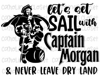 Captain Morgan - Etsy