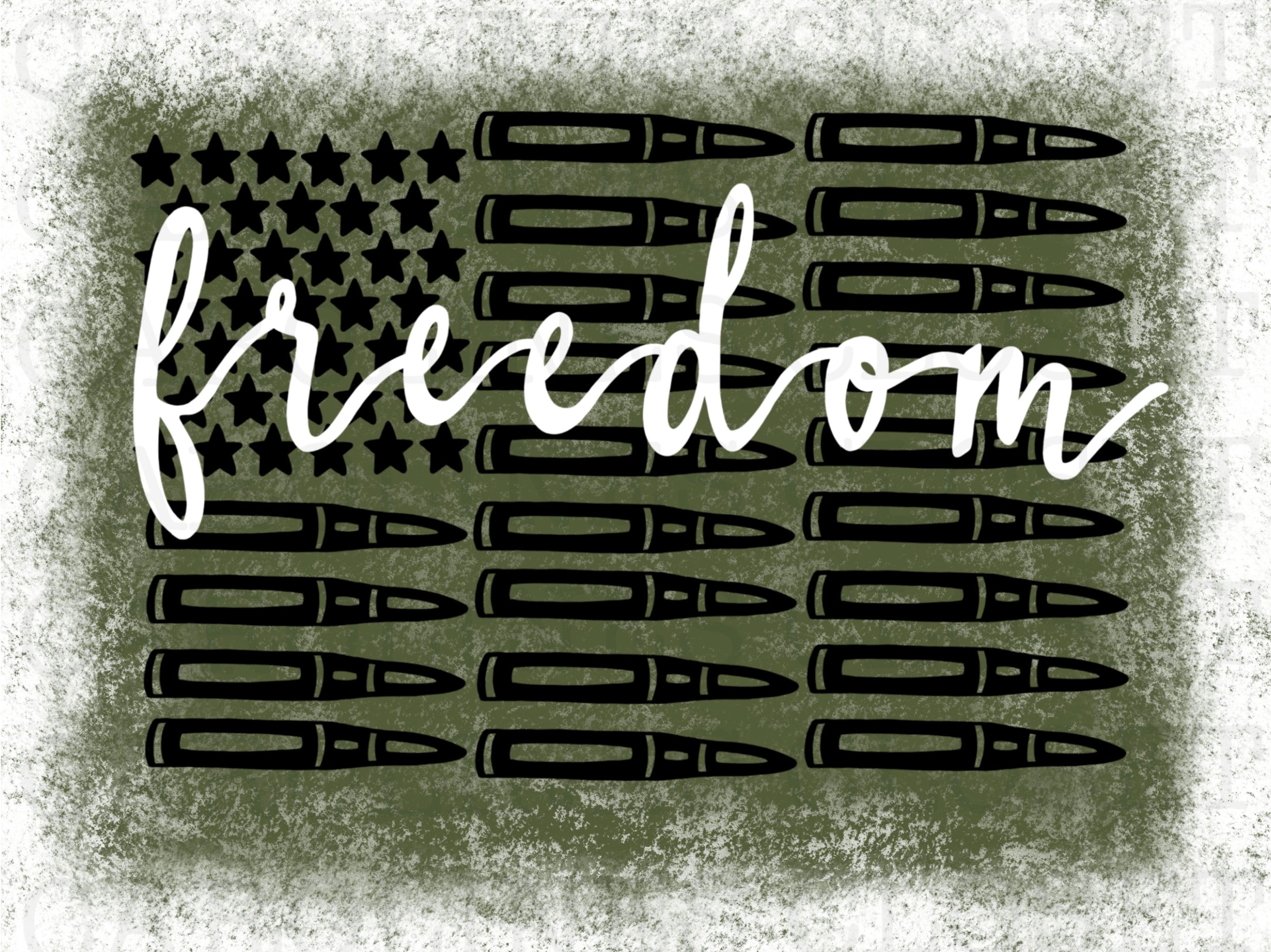 Freedom Bullet Flag PNG - Etsy