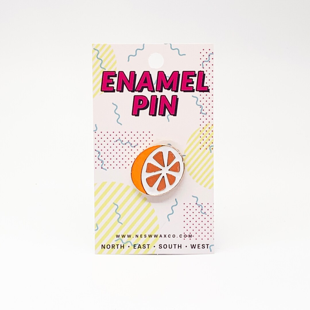 Orange Slice Enamel Pin || Sign || Orange || Fruit || Adventure ...