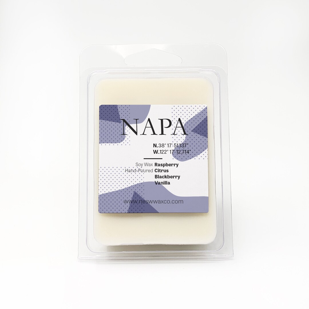 Napa California Soy Wax Melt, Handmade in Norcal, Raspberry Vanilla ...