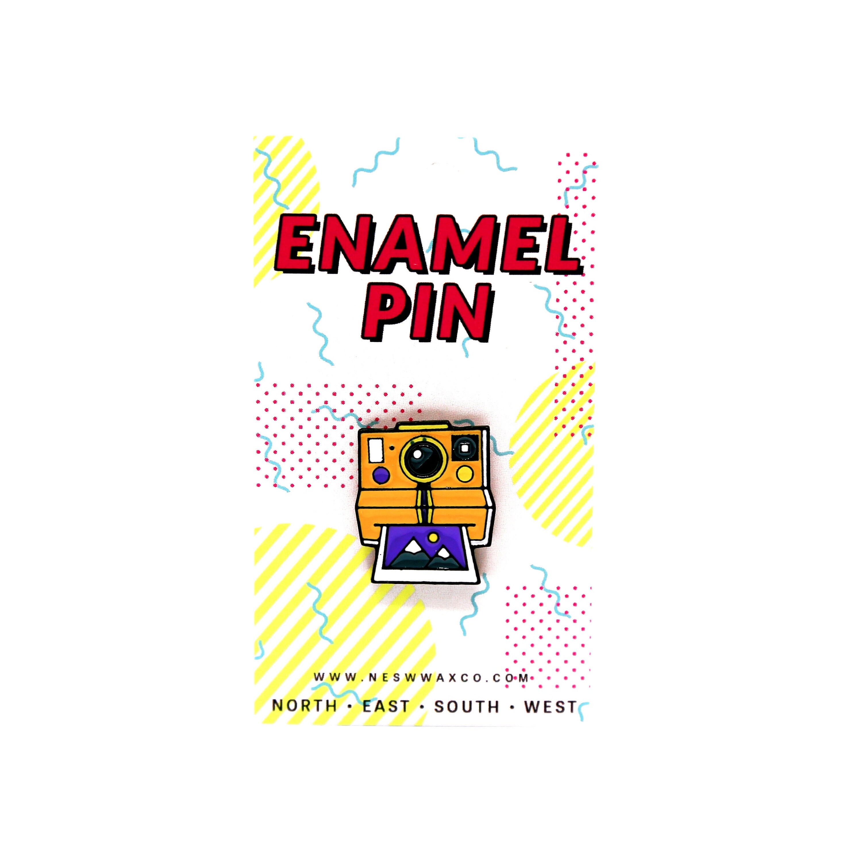 Polaroid Picture Enamel Pin Photographer Adventure | Etsy