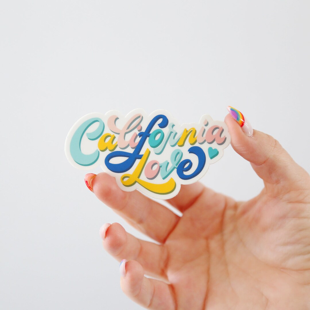 California Love Sticker - Etsy