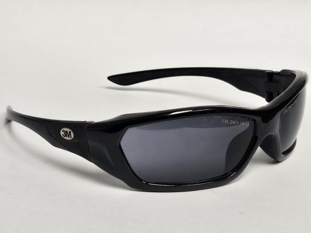 3M Black Sport Wrap Edge Z87 Rubber Edge Sunglasses Free Shipping - Etsy