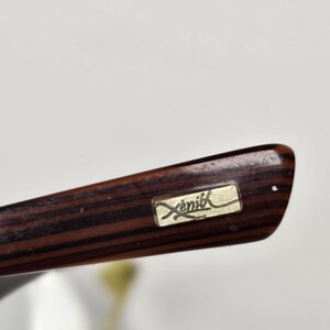 Xenith Modern Artistic Double Rim Yellow Brown Designer Glasses Frames ...