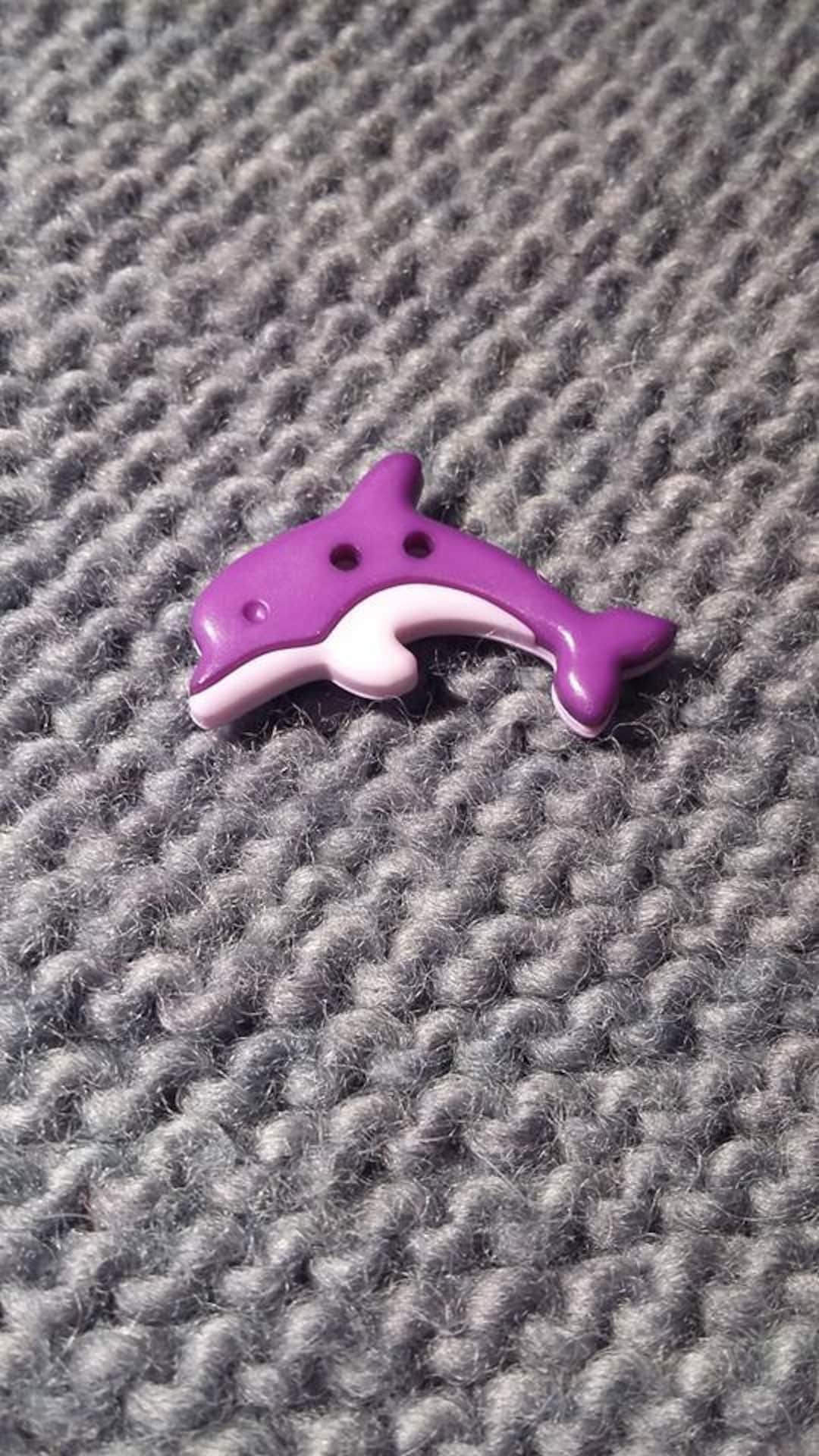 Dolphin Button - Etsy