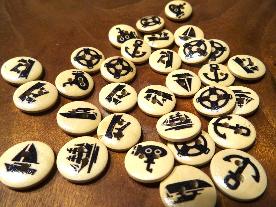 Sailor Buttons - Etsy