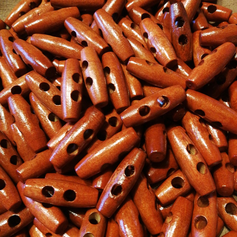 30mm Wood Buttons - Etsy