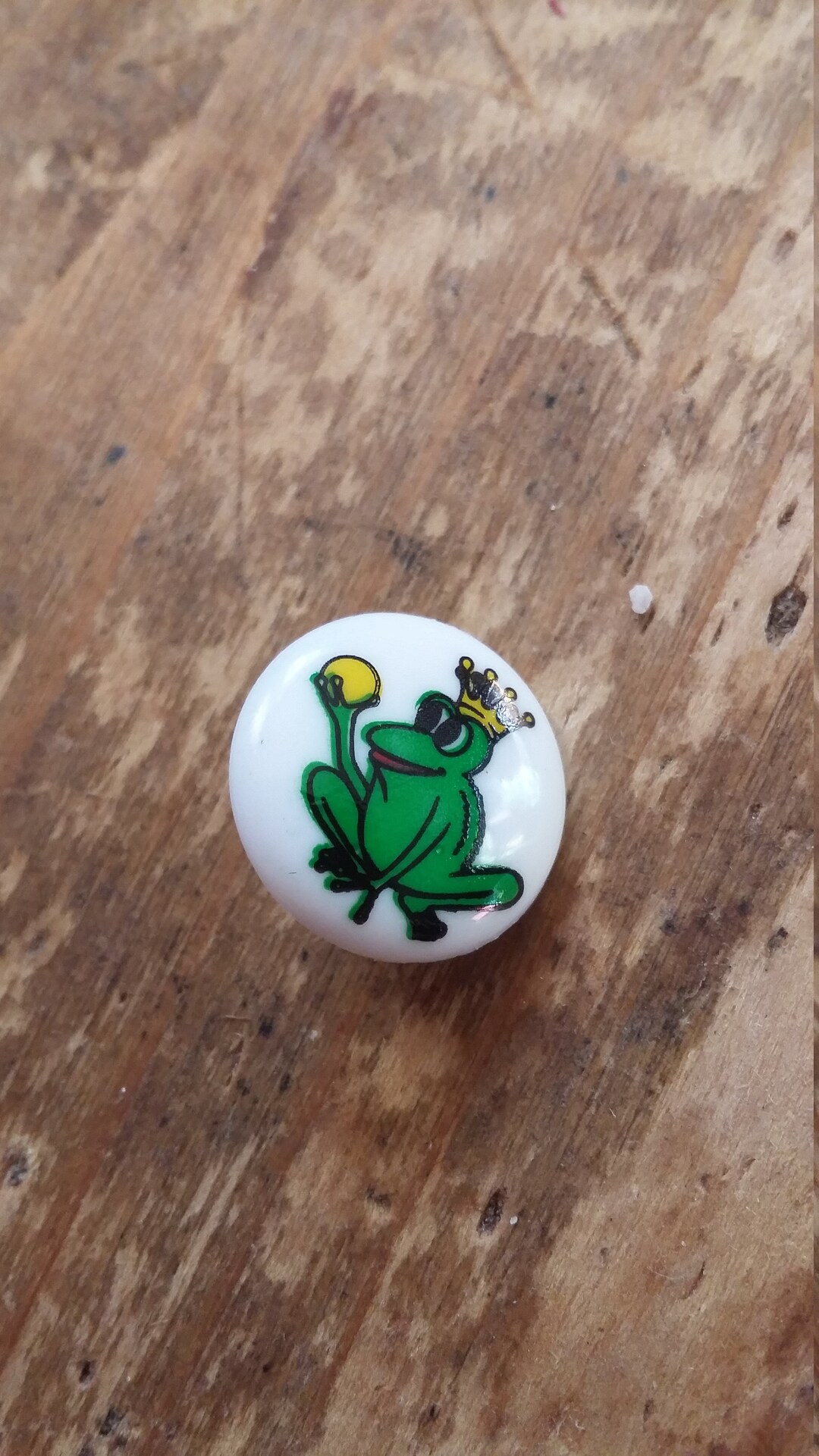 Froschkönig Button / Frog King Button - Etsy