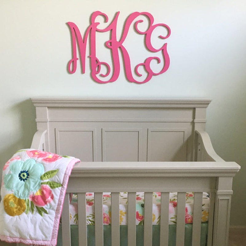 Painted Initials - Etsy