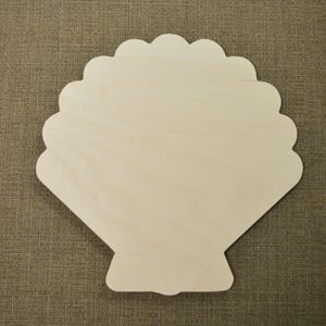 Sea Shell Cut Out, Sea Shell Shape, Wooden Sea Shell, Ocean Decor ...